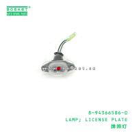 China 8-94366586-0 LAMP; LICENSE PLATE suitable for ISUZU 8943665860 for sale