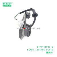 China 8-97118027-0 LAMP; LICENSE PLATE suitable for ISUZU 8971180270 for sale