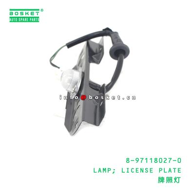 China 8-97118027-0 LAMP; LICENSE PLATE suitable for ISUZU 8971180270 for sale