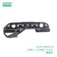 China 8-97118027-0 LAMP; LICENSE PLATE suitable for ISUZU 8971180270 for sale
