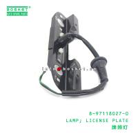 China 8-97118027-0 LAMP; LICENSE PLATE suitable for ISUZU 8971180270 for sale