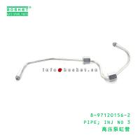 China 8-97120156-2 PIPE; INJ NO 3 suitable for ISUZU NKR 4JB1T 8971201562 for sale