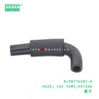 China 8-98176281-0 Vacuum Pump Return Hose Suitable for ISUZU 8981762810 Truck Parts for sale