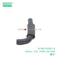 China 8-98176281-0 Vacuum Pump Return Hose Suitable for ISUZU 8981762810 Truck Parts for sale