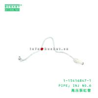 China 1-15416847-1 PIPE INJ NO.6 suitable for ISUZU CXZ with 15-20 Days Delivery and 3 Months Warranty for sale