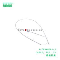 China 1-79348001-5 FRT LID Cable for ISUZU 1793480015 Truck Parts for sale