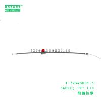 China 1-79348001-5 FRT LID Cable for ISUZU 1793480015 Truck Parts for sale