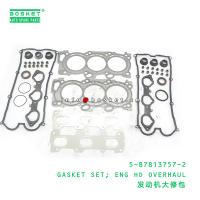 China Gasket Set Engine Head Overhaul Kit Suitable for ISUZU 5878137572 with 1PCS Pack Quantities for sale
