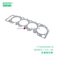 China ISUZU 7552434230 Cylinder Head Gasket with 3 Months Warranty - Engine Gasket Replacement for sale