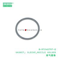 China 8-97240797-0 Gasket and Nozzle Holder Sleeve Suitable for ISUZU UBS with Neutral Box Packaging and 3 Months Warranty for sale
