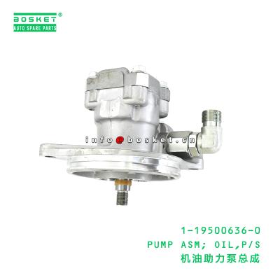 China 1-19500636-0 PUMP ASM; OIL,P/S suitable for ISUZU   1195006360 for sale