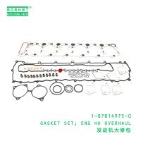 China 1-87814975-0 GASKET SET; ENG HD OVERHAUL suitable for ISUZU  6HH1 1878149750 for sale