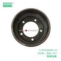 China 5-87220094-0 DRUM; BRK,FRT suitable for ISUZU   5872200940 for sale