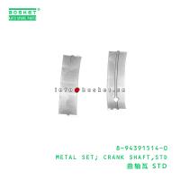 China 8-94391514-0 METAL SET; CRANK SHAFT,STD suitable for ISUZU LT132 6HE1T 6HH1 4HF1 8943915140 for sale
