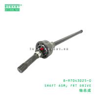 China 8-97043025-0 SHAFT ASM; FRT DRIVE suitable for ISUZU   8970430250 for sale