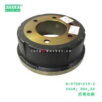 China 8-97081219-2 DRUM; BRK,RR suitable for ISUZU   8970812192 for sale
