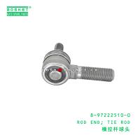 China 8-97222510-0 ROD END; TIE ROD suitable for ISUZU 100P 4JB1 8972225100 for sale