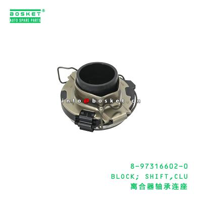 China 8-97316602-0 BLOCK; SHIFT,CLU suitable for ISUZU  4JB1 4JG2 8973166020 for sale