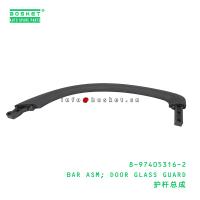 China 8-97405316-2 BAR ASM; DOOR GLASS GUARD suitable for ISUZU VC46 6UZ1 8974053162 for sale