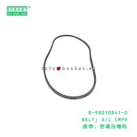 China 8-98010841-0 BELT; A/C CMPR suitable for ISUZU ELF 700P 4HK1 8980108410 for sale