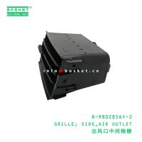 China 8-98028561-2 GRILLE; SIDE,AIR OUTLET suitable for ISUZU VC46 6UZ1 8980285612 for sale