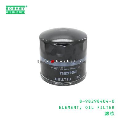 China 8-98298404-0 ELEMENT; OIL FILTER suitable for ISUZU   8982984040 for sale