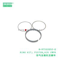 China 8-97522052-0 RING KIT; PISTON,AIR CMPR suitable for ISUZU CXZ51K 6WF1 8975220520 for sale
