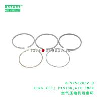 China 8-97522052-0 RING KIT; PISTON,AIR CMPR suitable for ISUZU CXZ51K 6WF1 8975220520 for sale