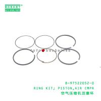 China 8-97522052-0 RING KIT; PISTON,AIR CMPR suitable for ISUZU CXZ51K 6WF1 8975220520 for sale