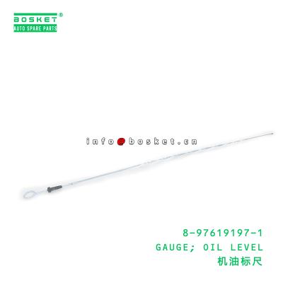China 8-97619197-1 GAUGE; OIL LEVEL suitable for ISUZU VC46 6UZ1 8976191971 for sale