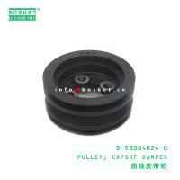 China 8-98004024-0 PULLEY; CR/SHF DAMPER suitable for ISUZU 4HK1 8980040240 for sale