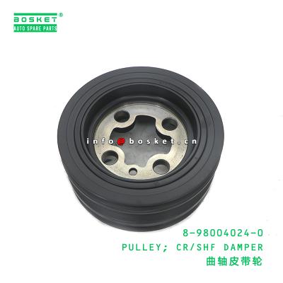 China 8-98004024-0 PULLEY; CR/SHF DAMPER suitable for ISUZU 4HK1 8980040240 for sale