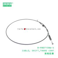 China 8-98071386-4 CABLE; SHIFT,TRANS CONT suitable for ISUZU 8980713864 for sale