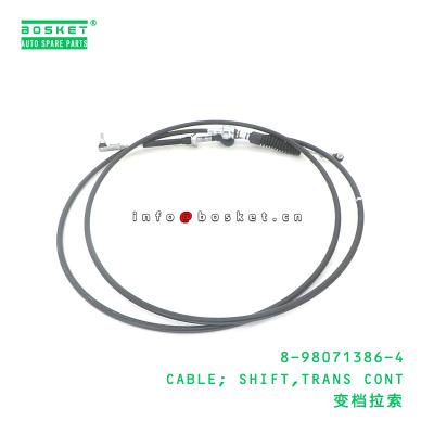 China 8-98071386-4 CABLE; SHIFT,TRANS CONT suitable for ISUZU 8980713864 for sale