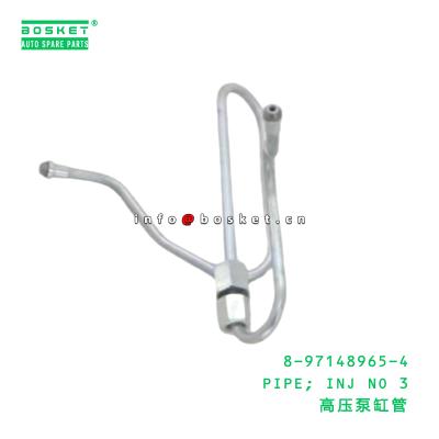 China 8-97148965-4 PIPE; INJ NO 3 suitable for ISUZU 4HE1 8971489654 for sale
