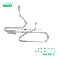 China 8-97148965-4 PIPE; INJ NO 3 suitable for ISUZU 4HE1 8971489654 for sale