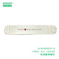 China 8-94390537-0 CORE; OIL COOLER suitable for ISUZU FRR 6HE1 6HE1-T 8943905370 for sale