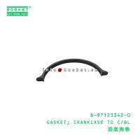 China 8-97123342-0 GASKET; CRANKCASE TO C/BL suitable for ISUZU TFR54 4JA1 8971233420 for sale