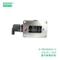 China 8-98238263-3 VALVE; EGR suitable for ISUZU   8982382633 for sale