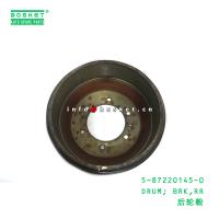 China 5-87220145-0 DRUM; BRK,RR suitable for ISUZU QKR LHD 5872201450 for sale