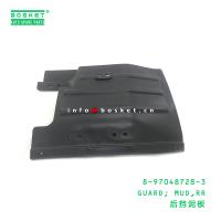 China 8-97048728-3 GUARD; MUD,RR suitable for ISUZU 8970487283 for sale