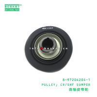 China 8-97204204-1 PULLEY; CR/SHF DAMPER suitable for ISUZU NKR 4JB1T 8972042041 for sale