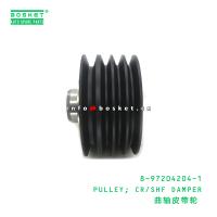China 8-97204204-1 PULLEY; CR/SHF DAMPER suitable for ISUZU NKR 4JB1T 8972042041 for sale