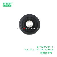 China 8-97204204-1 PULLEY; CR/SHF DAMPER suitable for ISUZU NKR 4JB1T 8972042041 for sale