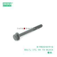 China 8-98201019-0 BOLT; CYL HD TO BLOCK suitable for ISUZU 4JJ1 4JH1 8982010190 for sale