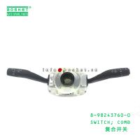 China 8-98243760-0 SWITCH; COMB suitable for ISUZU NLR NMR 4HG1 8982437600 for sale