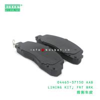 China 04465-37150 AAB LINING KIT; FRT BRK suitable for HINO HINO 300 04465-37150 for sale