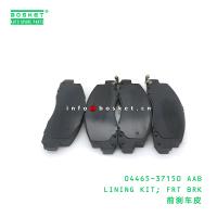 China 04465-37150 AAB LINING KIT; FRT BRK suitable for HINO HINO 300 04465-37150 for sale