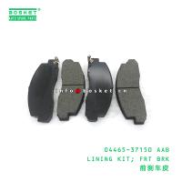 China 04465-37150 AAB LINING KIT; FRT BRK suitable for HINO HINO 300 04465-37150 for sale