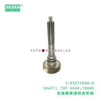 China ISUZU Top Gear Shaft 1PCS Pack Quantities with 3 Months Warranty Transmission Shaft for sale